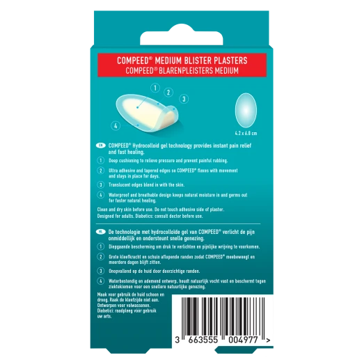Blarenpleisters Medium | Compeed® : Medium size bulb dressing